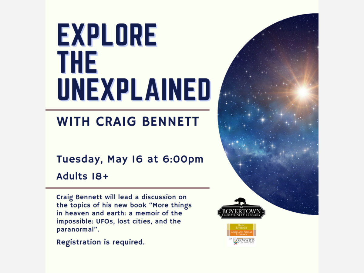 Explore the Unexplained | The Boyertown Area Expression